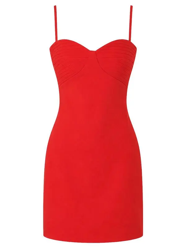 EXQUISE Renata Mini Dress - Red