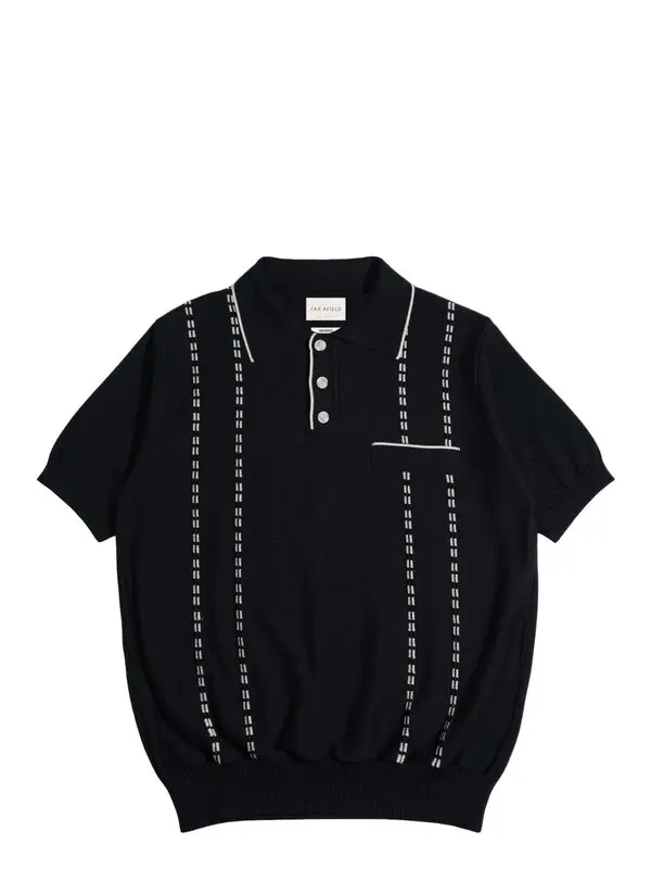 FAR AFIELD Moe N' Joe Polo - Black