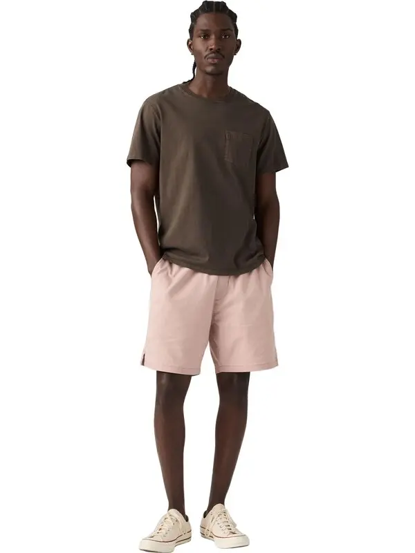 LEVI'S Cotton Linen 7" Boxer Shorts - Fawn