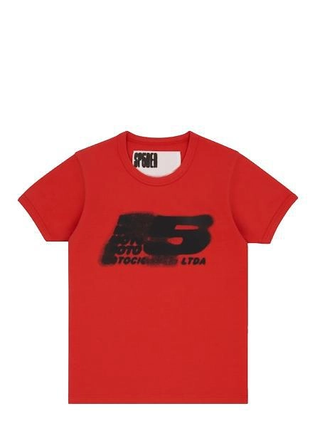 SP5DER Moto 5 Baby Tee Shirt - Red