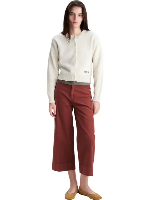 A.p.c. Thelma Gac Pants - Bordeaux