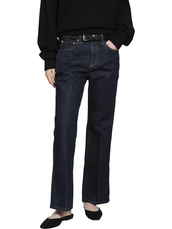 Khaite Clara Jeans In Benson - Blue