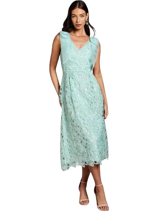 Coast Organza Lace Midi Dress - Mint