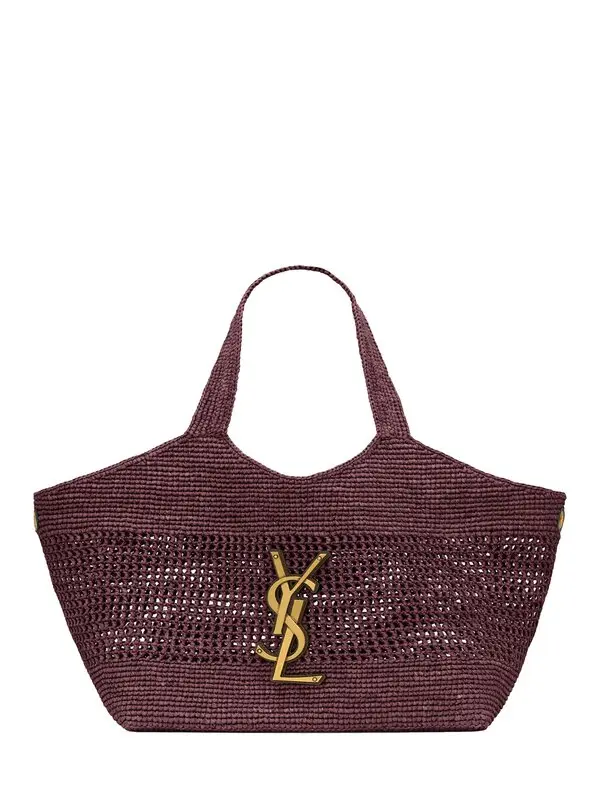 Saint Laurent Medium Icare Tote Bag - Red