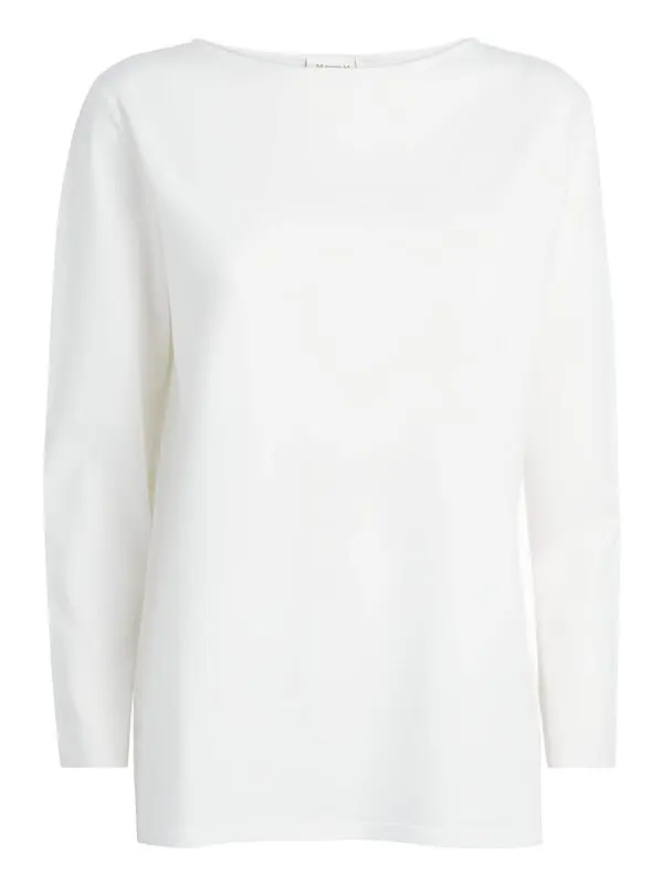 Max Mara Crew Neck Sweater - White