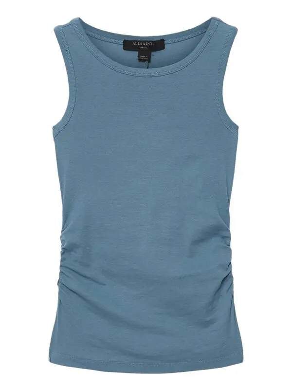 ALLSAINTS Ruched Katarina Tank Top - Blue