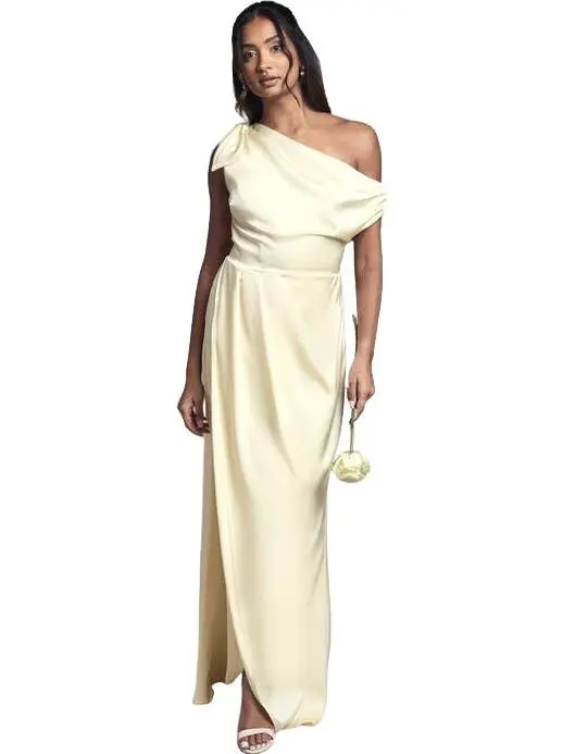 Coast Detail Bow Maxi Dress - Lemon