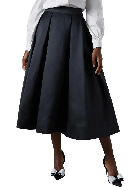 Coast High-waist Full Volume A-line Skirt - Black