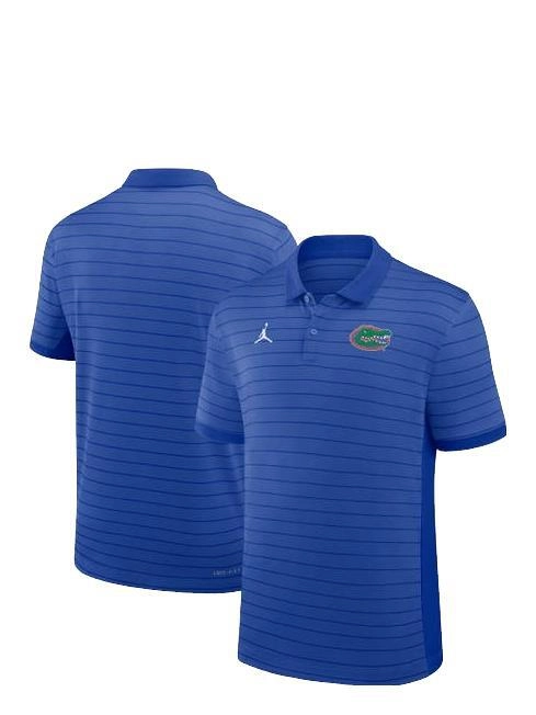 JORDAN BRAND Florida Gators 2025 Early Season Coaches Sideline Victory Stripe Performance Polo - Royal