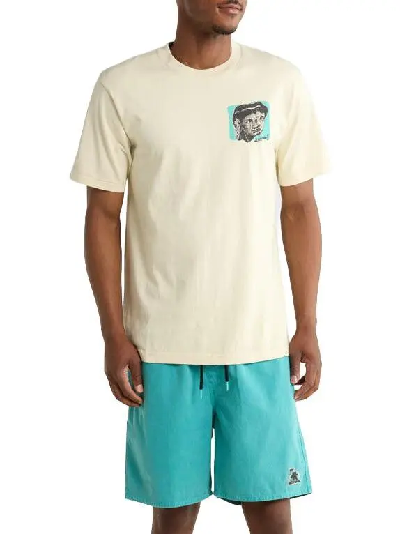 GOTCHA Laguna Cotton Graphic T-shirt - Ecru