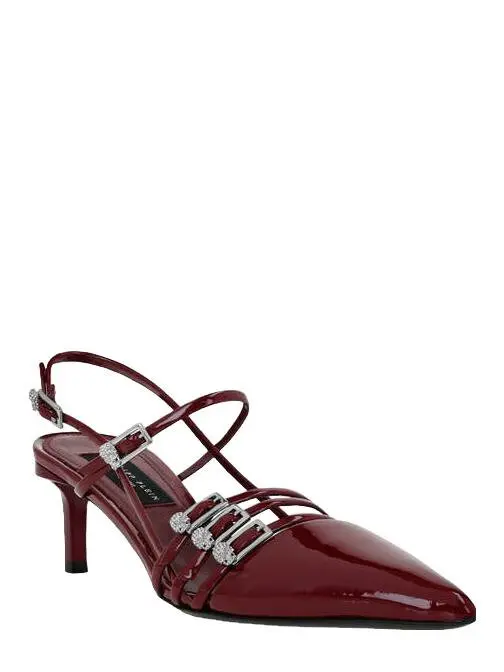 Philipp Plein Multi-strap Mid-heel Slingbacks - Bordeaux