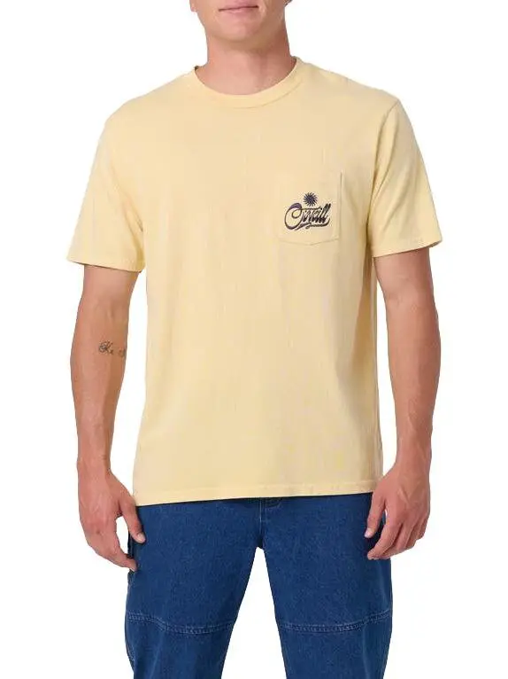 O'Neill Twisted Sun Vintage Graphic Pocket T-shirt - Pineapple Slice