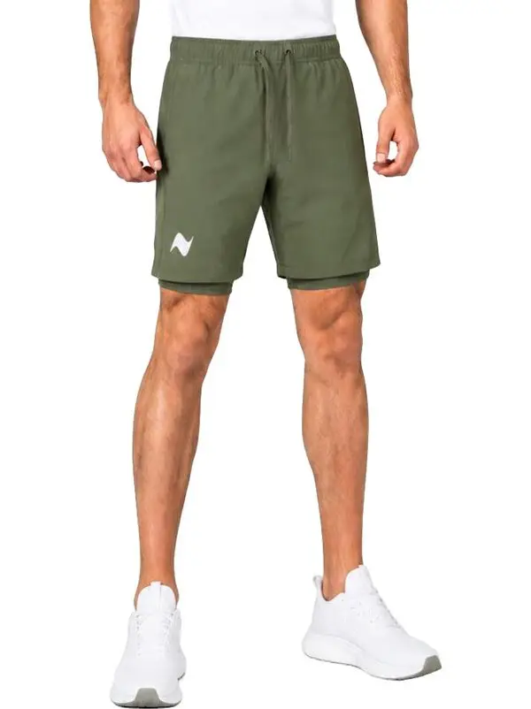 ZILPU Quick-dry Performance Training Shorts - Olive