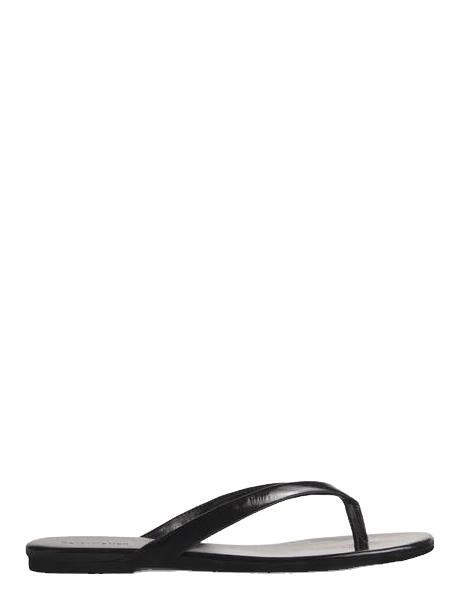 REFORMATION Amelia Flip Flop - Black Eel