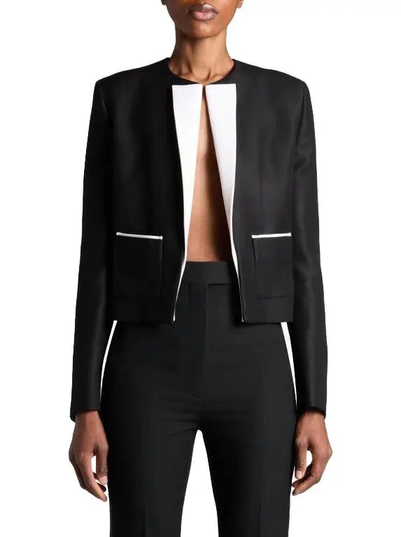 TOM FORD Wool & Silk Radzimir Spencer Jacket - Black