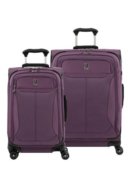 TRAVELPRO Tourlite Softside Expandable 2-piece Spinner Luggage Set - Deep Purple