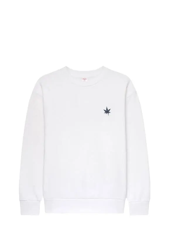 Boast Fleece Crewneck Sweatshirt - White