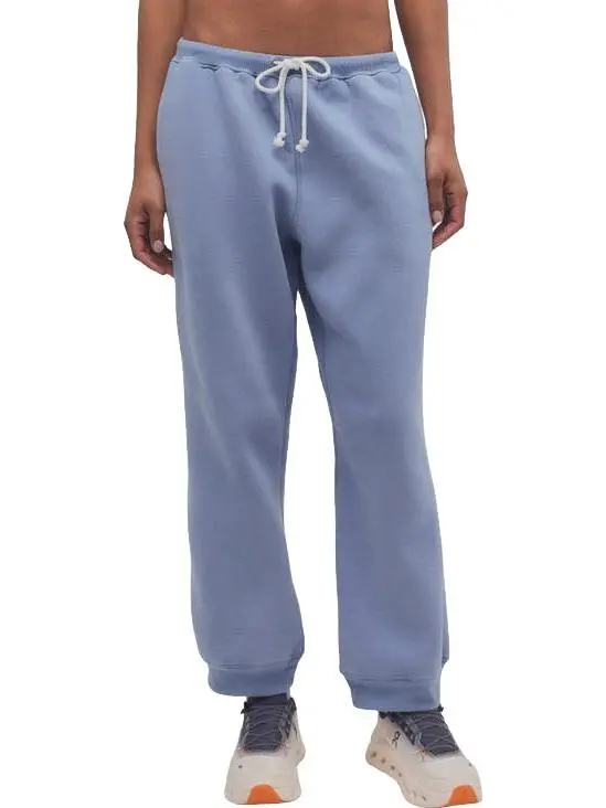 Free People Relaxed Fleece Joggers - Dark Slate