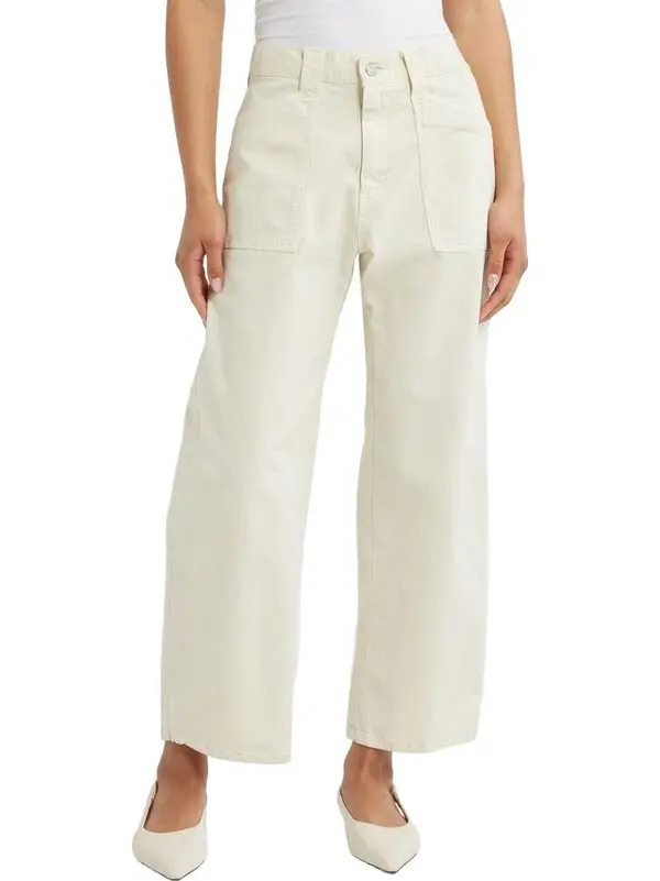 Moussy Vintage Pomono Gusset Cargo Pants - Ivory