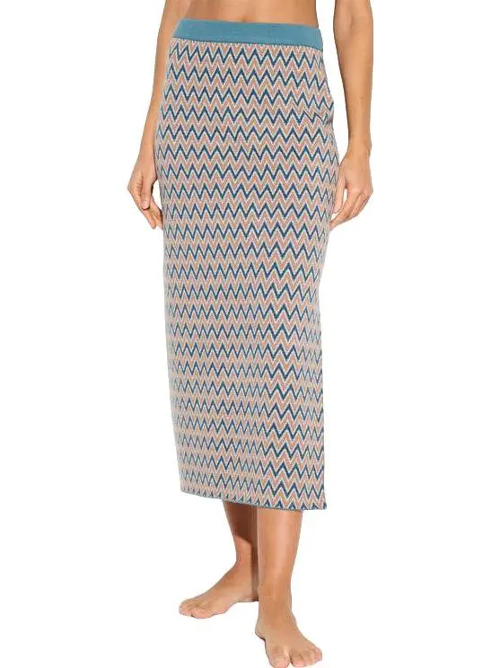 Spiritual Gangster Mystic Trail Winona Midi Skirt - Amethyst/multi