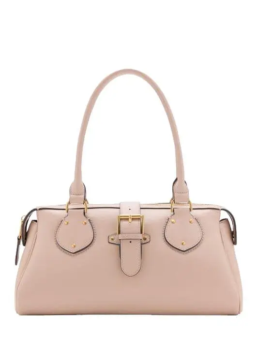 Mango Balboa Shoulder Bag - Nude
