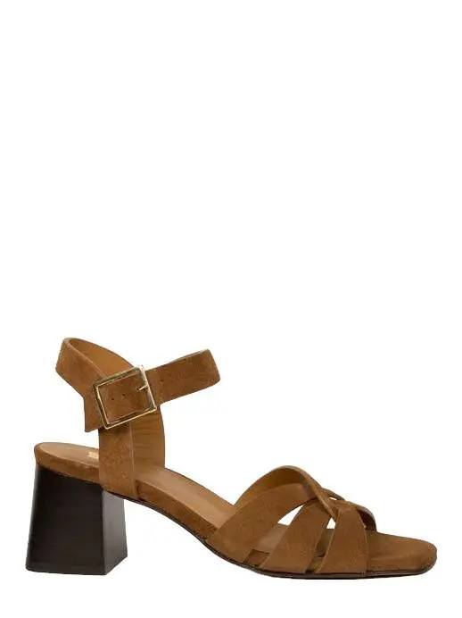BOBBIES Esther Heeled Sandals - Camel