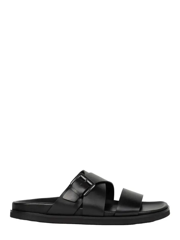 BOBBIES Paraty Flat Sandals - Intense Black