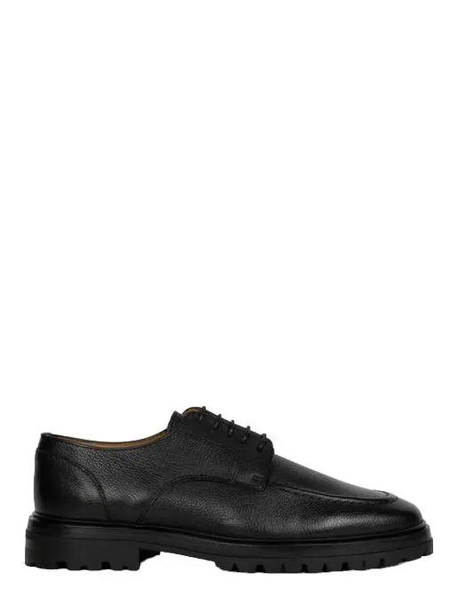 BOBBIES Niels Derby Shoes - Caviar