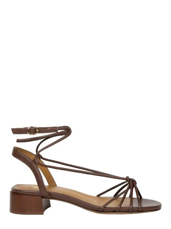 BOBBIES Tara Heeled Sandals - Chocolate