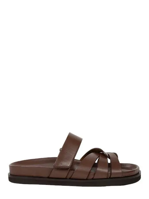 BOBBIES Atlas Flat Sandals - Chocolate