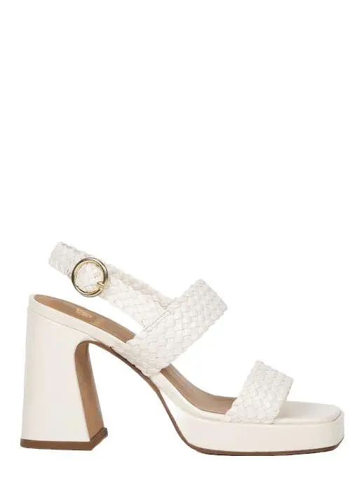 BOBBIES Sophie Heeled Sandals - Milk