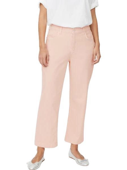 MASAI COPENHAGEN Mid-rise Cropped Wide-leg Jeans - Primrose