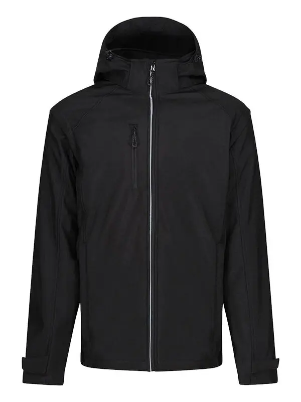 REGATTA Erasmus 4-in-1 Soft Shell Jacket With Removable Fleece - Black