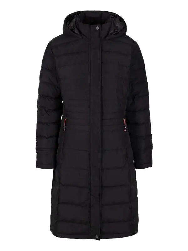 TRESPASS Bitsy Down Jacket With Hood - Black