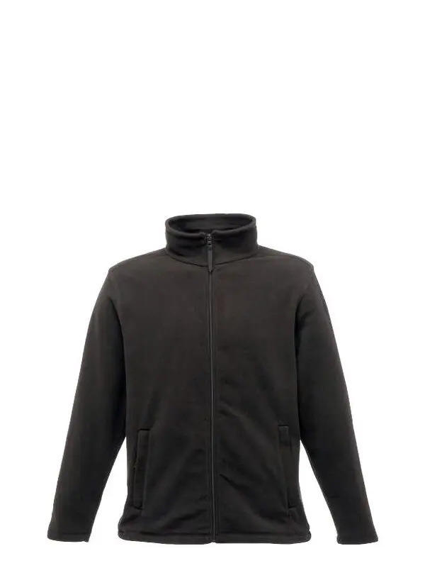 REGATTA Plain Micro Fleece Full Zip Jacket - Black