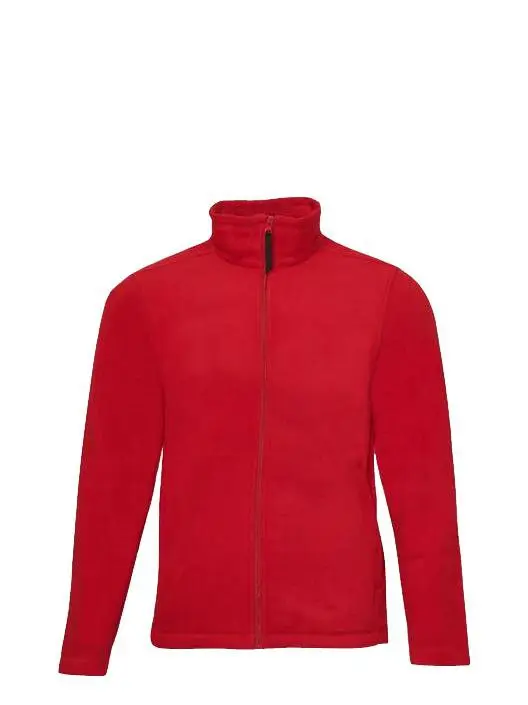 REGATTA Plain Micro Fleece Full Zip Jacket - Classic Red
