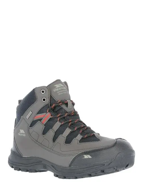 TRESPASS Finley Waterproof Mid-cut Walking Boots - Coffee