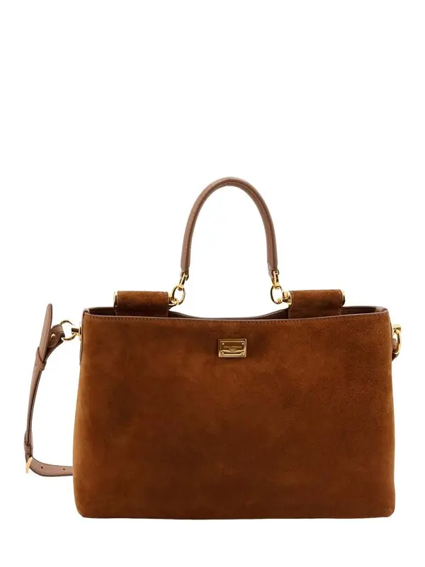 Dolce & Gabbana Vittoria Suede Crossbody Bag - Multicolor