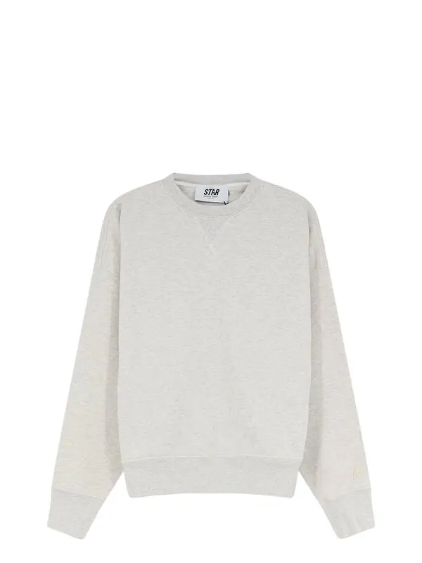 GOLDEN GOOSE Crewneck Sweatshirt With Back Logo Detail - Multicolor