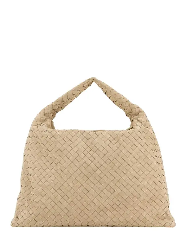 Bottega Veneta Suede Hop Shoulder Bag - Brown