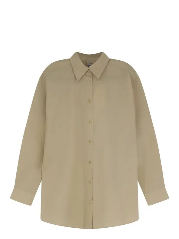 TOTEME Classic Tumbled Organic Cotton Shirt - Multicolor