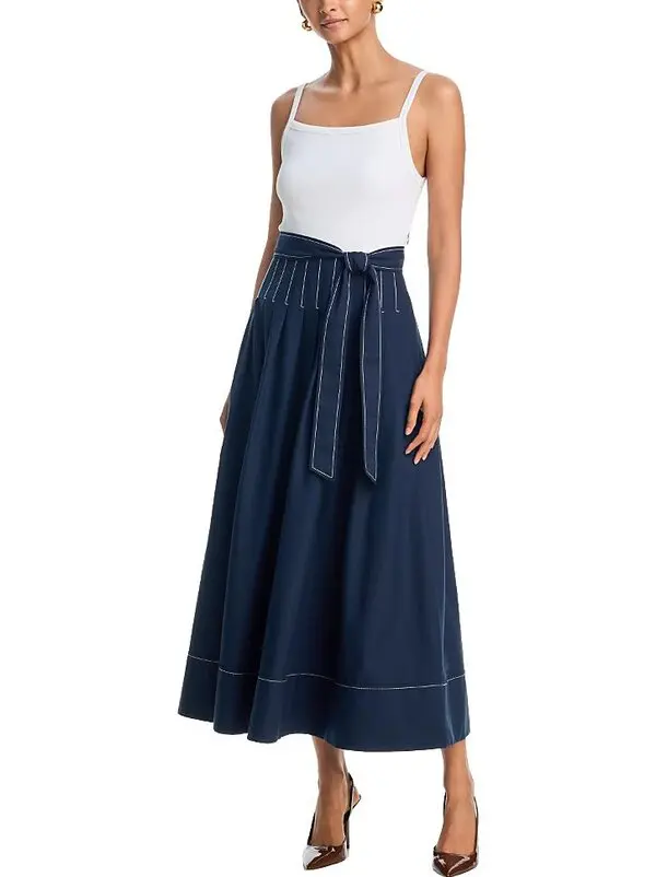 Cinq À Sept Olivia Dress - White/navy