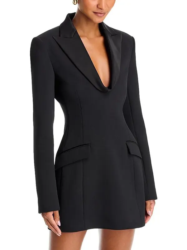 Simkhai Marina Blazer Mini Dress - Black