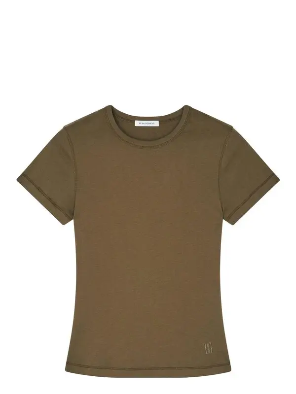 BY MALENE BIRGER Alicia Organic Cotton T-shirt - Hunt