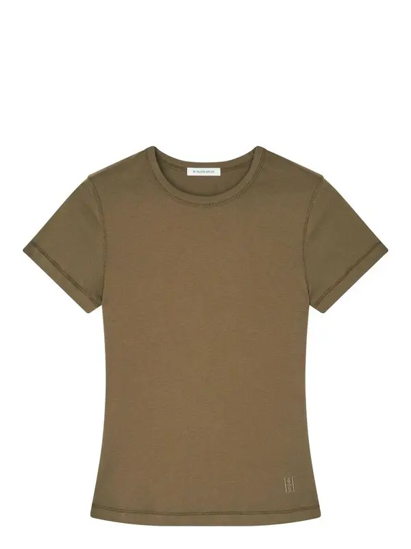 BY MALENE BIRGER Alicia Organic Cotton T-shirt - Hunt
