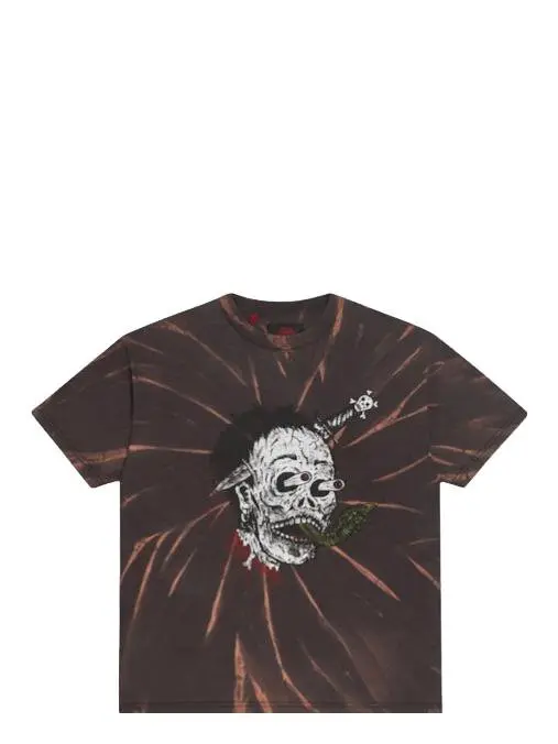 GALLERY DEPT. Glitc Sun Faded Wizer Tee Shirt - Black
