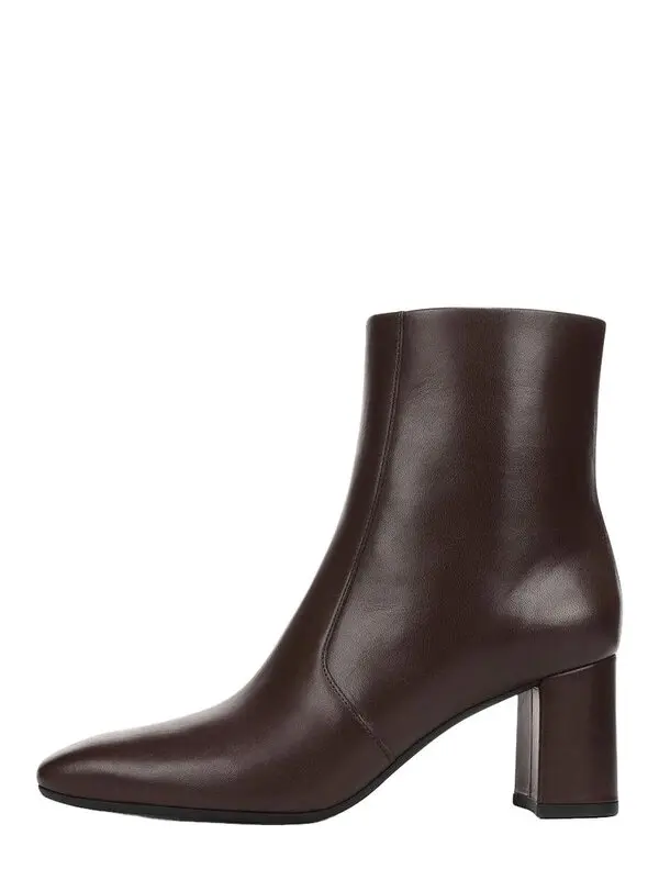 Vince Tegan Leather Ankle Boot - Ganache