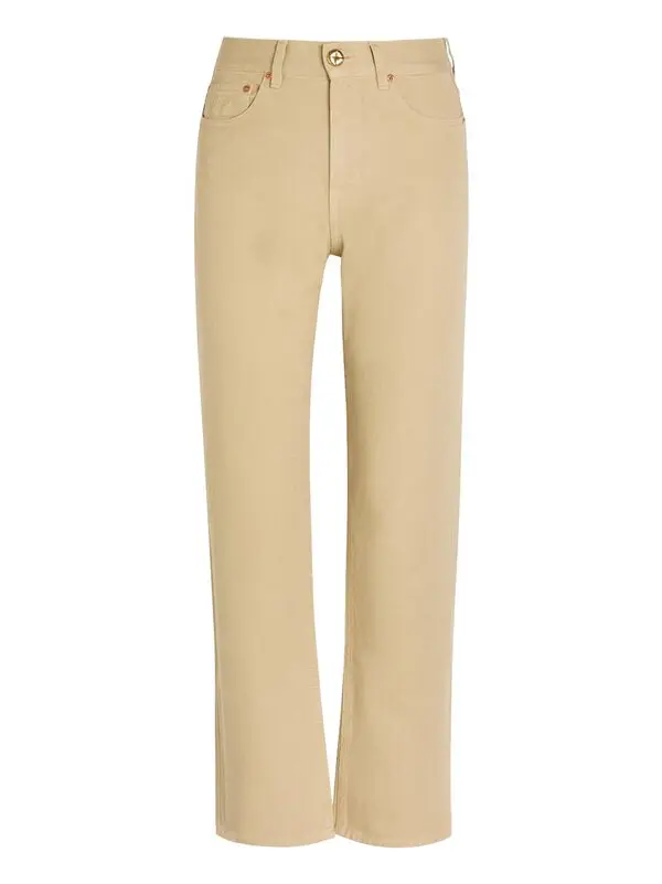 BLAZÉ MILANO Paso Slim-leg Jeans - Beige