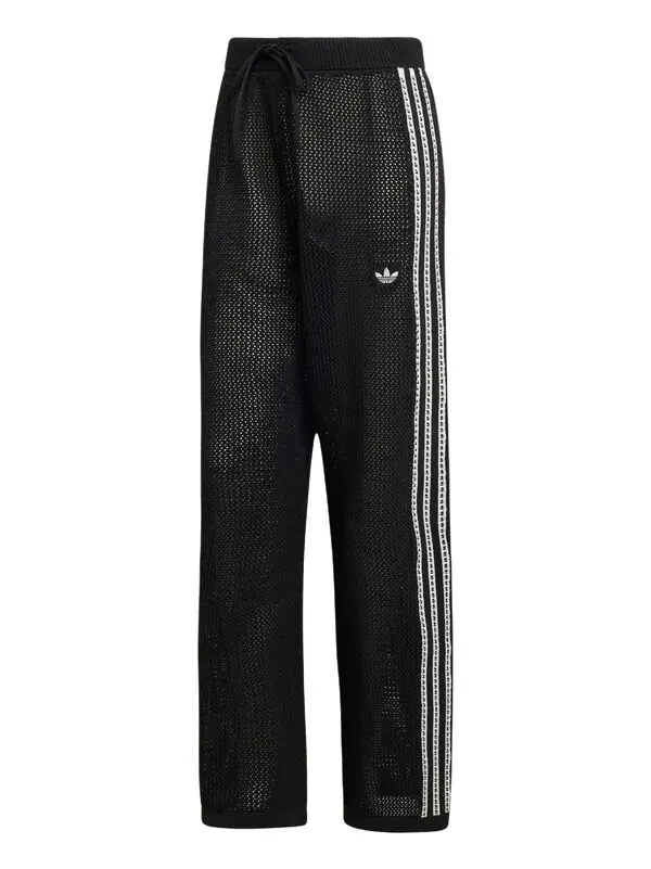 Adidas Originals Knitted Crochet Track Pants - Black