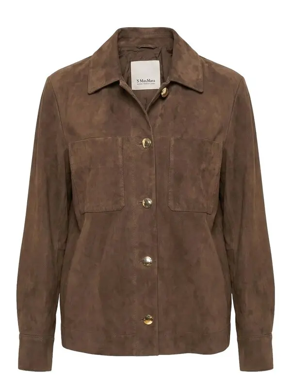 Max Mara Leather Jacket - Multicolor
